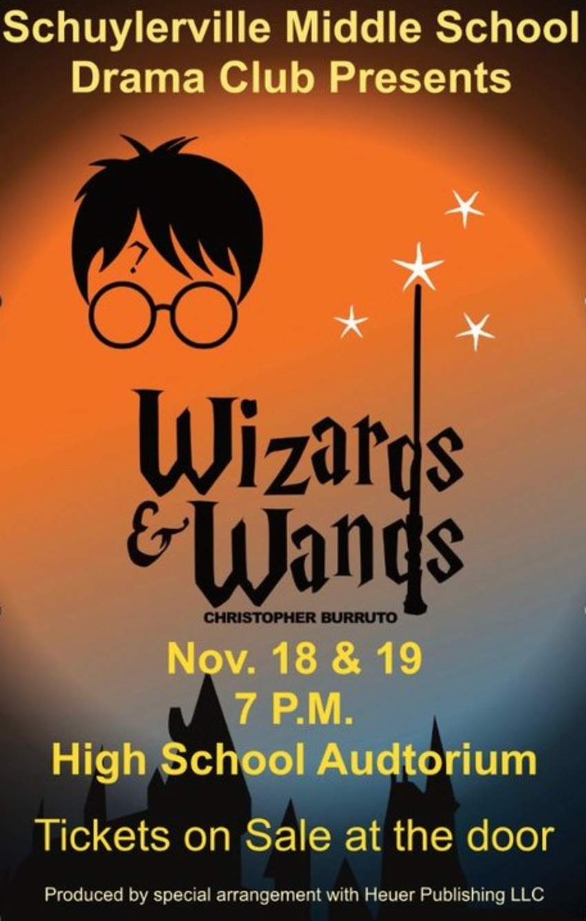 Schuylerville Middle School Drama Club to present ‘Wizards & Wands ...