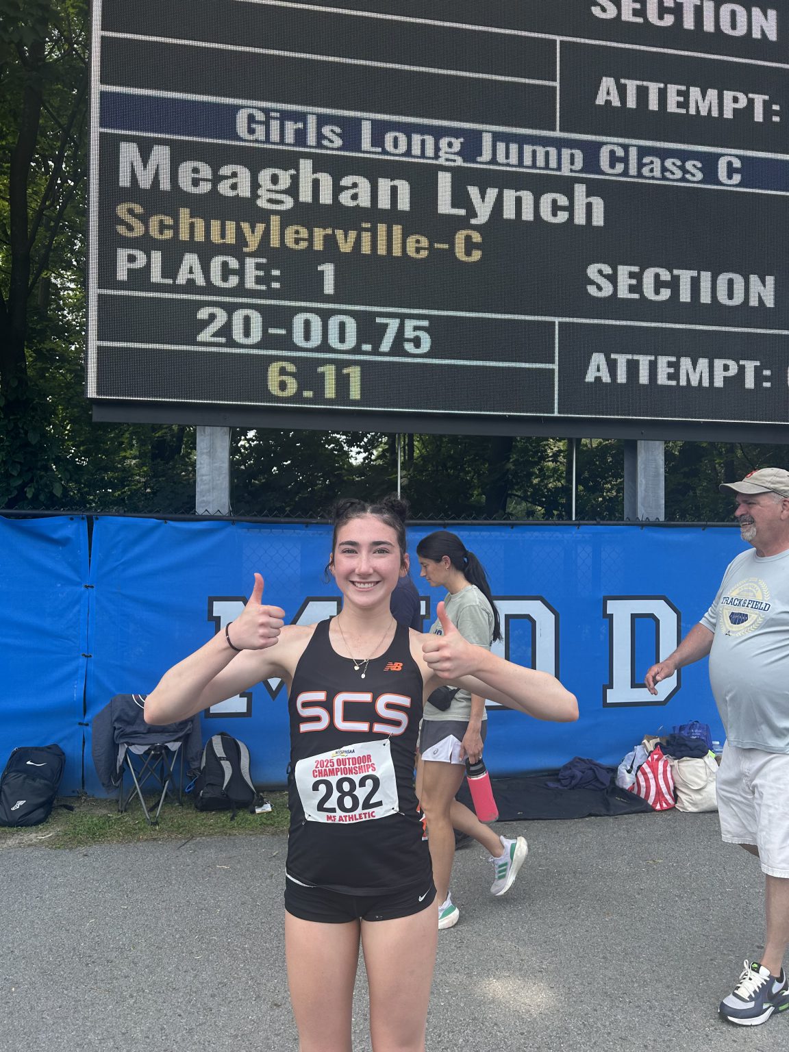 Meaghan Lynch earns Class C state title in long jump - Schuylerville ...